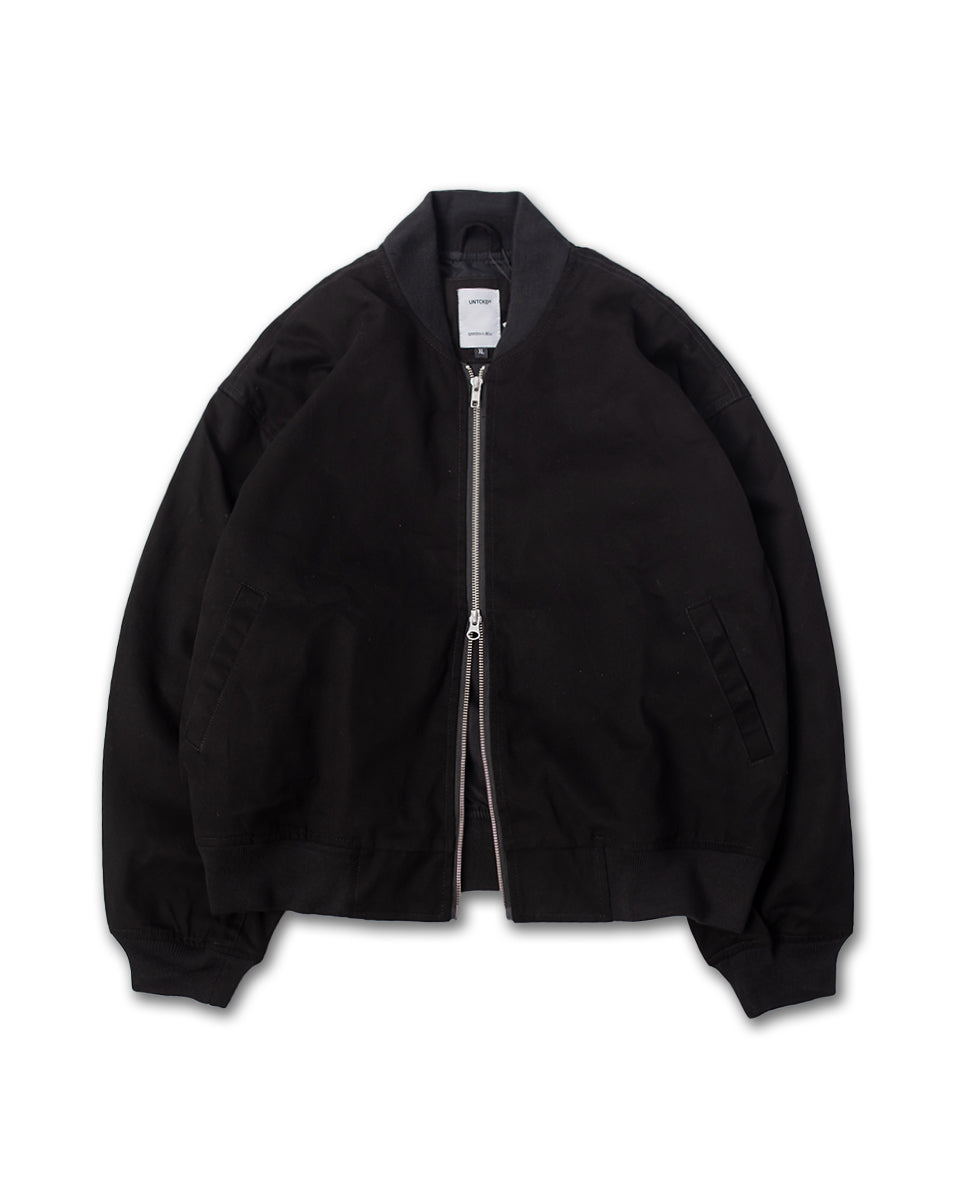 Cropped Bomber Jacket Black – Untckd