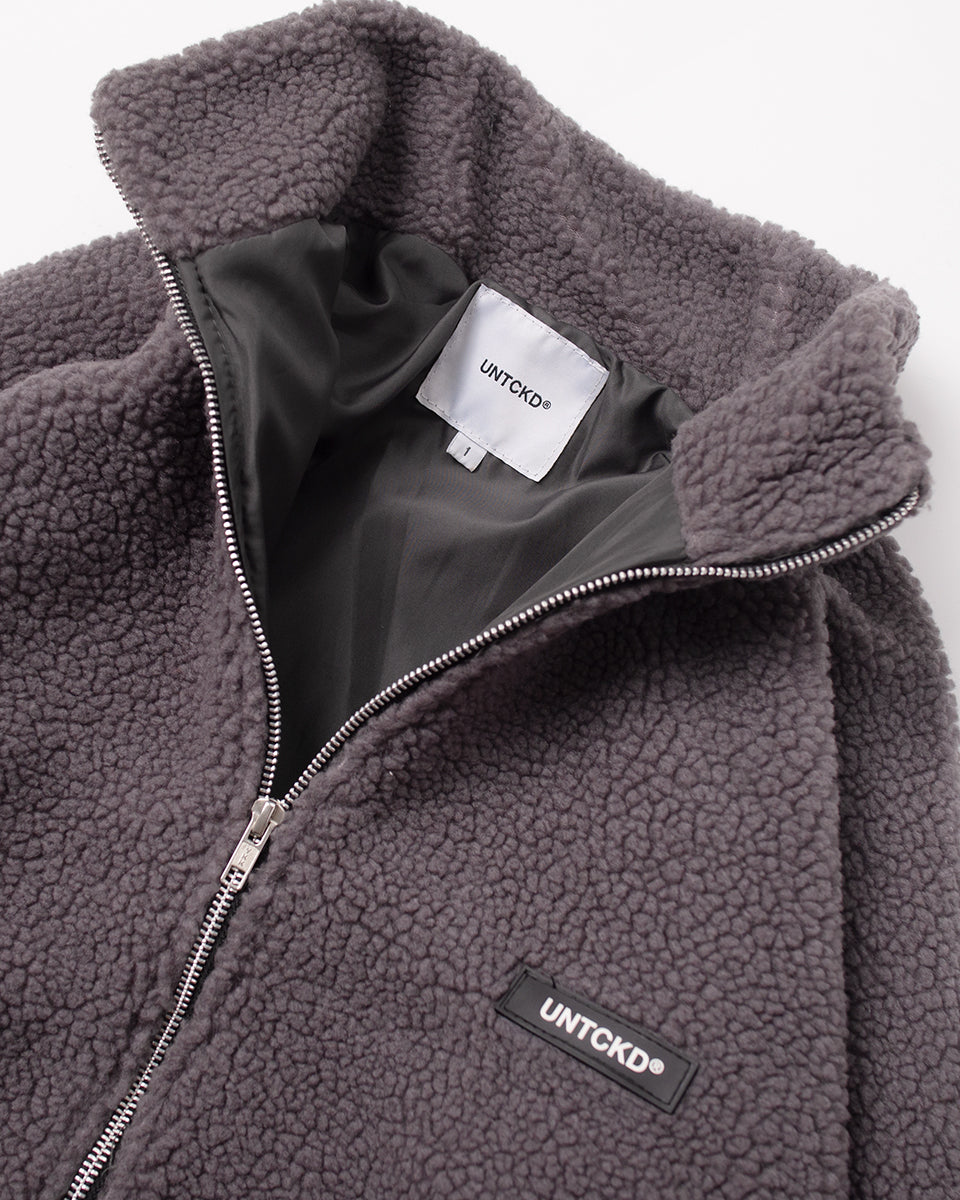 Sherpa Jacket Grey – Untckd